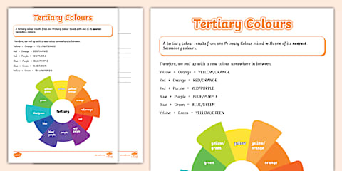 Complementary Colours - Activity Sheet