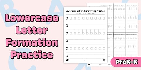 Roll a Letter - Handwriting ABCDEF Activity Sheet