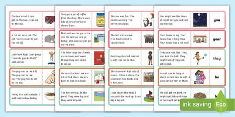 Year 1 Common Exception Words Mnemonics Flashcards