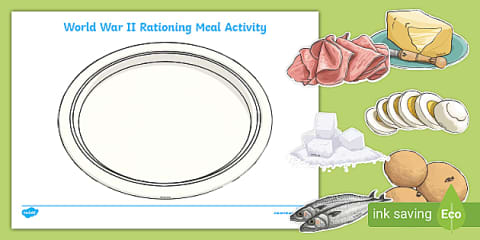 Rationing in the Second World War Activity Sheet