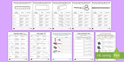 Measuring Length Using Informal Units Worksheet