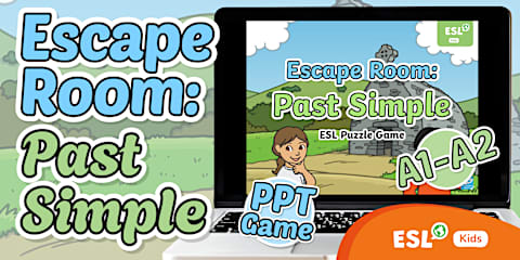 ESL Past Simple Tense Lesson [Kids, A2]