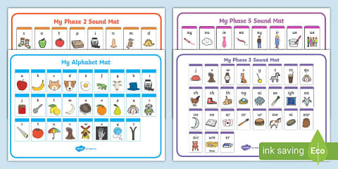 Phase 2-5 Phoneme Phonics Flashcards Pack