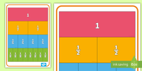 Fraction Wall Large Display Poster