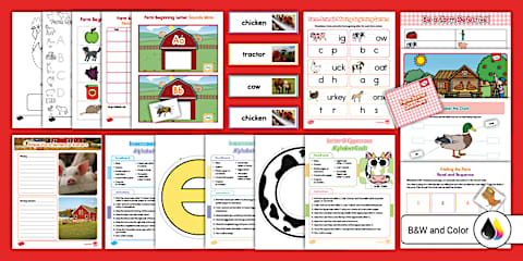 All About the Farm Activity Booklet