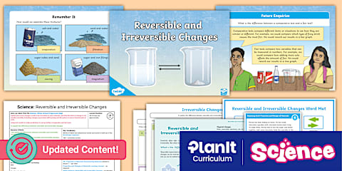 Changing States Reversible Irreversible Changes Worksheet