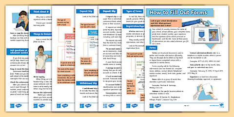 How to Fill Out Forms: Activity Sheet | Grade 5 | Twinkl