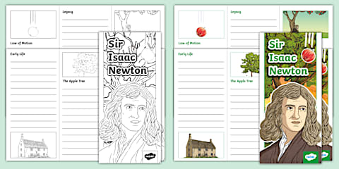 Sir Isaac Newton Fact File Template