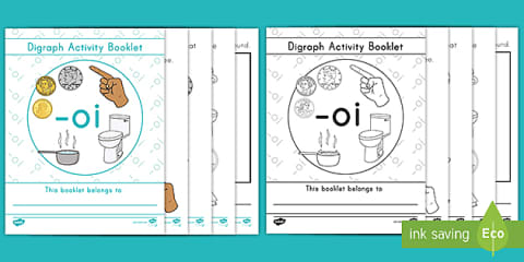 -oi Digraphs Cut and Paste Worksheet