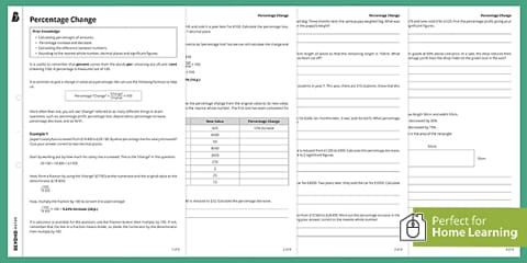 Reverse Percentages Worksheet: Find the Original Value