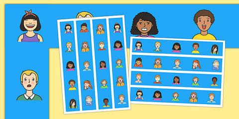 Feelings A4 Display Poster - emotions, feelings, happy, sad, worried ...