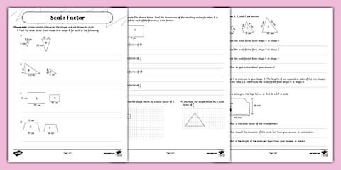 KS2 Scale Factor Problems SATs Questions - Primary Resources