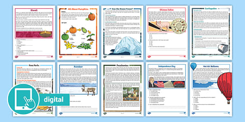 Third Grade Verb Tense Assessment