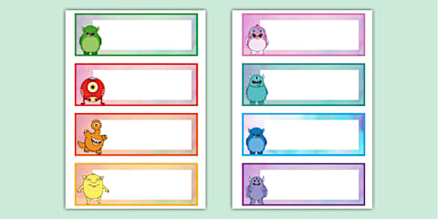 Editable Desk Name Tags for Classroom Desks | Twinkl