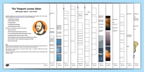 'The Tempest' Reading Comprehension