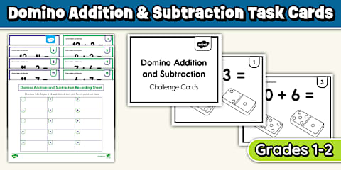 Roll a Math Fact: Second Grade Addition and Subtraction Within 20 Math ...