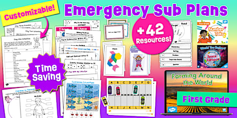 Third Grade Winter Sub Pack
