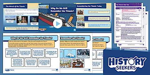 Twinkl Symbols: History Seekers KS1: The Titanic: AAC Mat