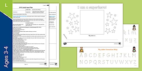 EYFS Superhero Vehicle Adult Input Plan and Resource Pack