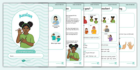 Printable Auslan Alphabet Resource Pack