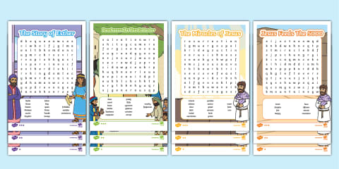 Bible Characters Word Search