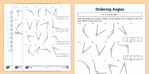 Year 4 Angles Assessment