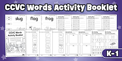 fl- Words: Blend Recognition Worksheet for K-1st Grade