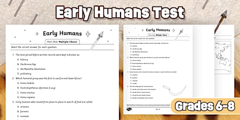Sixth Grade Ancient Civilizations Test: Egypt