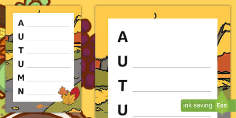 Winter Template Acrostic Poem