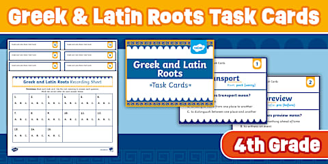 Fourth Grade Greek and Latin Roots Quiz