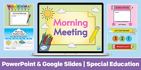 Morning Routine Interactive PowerPoint