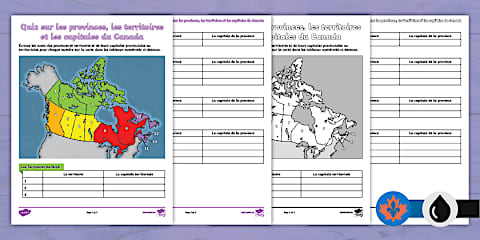 Ontario Fun Facts Quiz (Primary) French