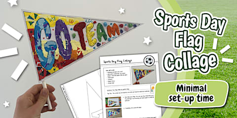 Union Jack Collage Activity Pack