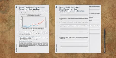 Climate Change Reading Comprehension Pack