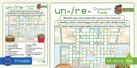 Grade 3 Phonics Colouring Page re-