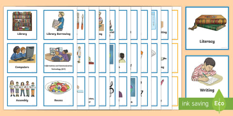 Kindergarten Pre Primary Visual Timetable