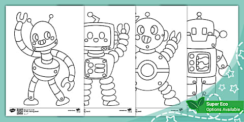 2D Shapes Robot Activity