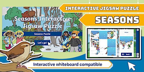 Seasons Interactive Sorting Activity