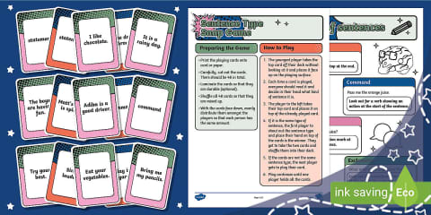 Commands, Questions and Statements Sorting Activity