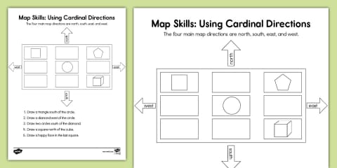 Second Grade Map Skills: What Is a Map? Worksheet