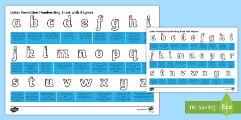 Tasmania Cursive Letter Formation Resource Pack