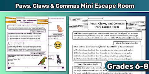 Sixth Grade -ture and -sure Endings Worksheet