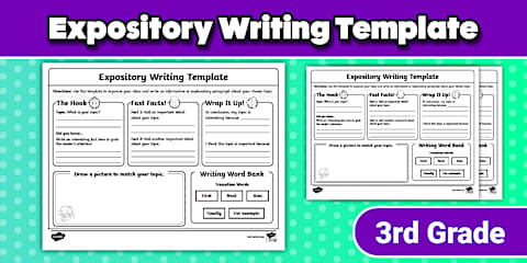 Third Grade Informative Writing: A Compare and Contrast Paragraph Worksheet