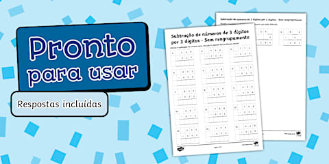 Cruzadinha de Números e Álgebra - 3º ano