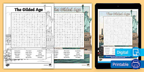 Gilded Age One-Pager for 6th-8th Grade