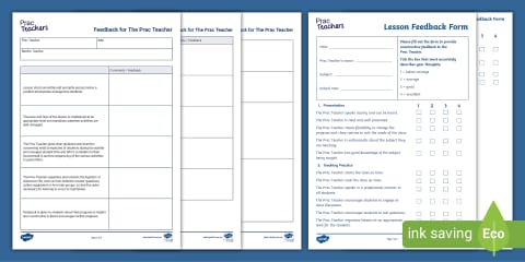 Editable Teacher/Classroom Observation Form