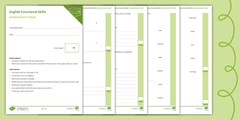 English Functional Skills: Entry Level 1: Complete Pack (EL1.1 to EL1.7)