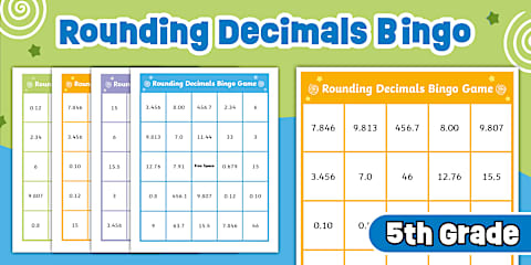 Fifth Grade Decimals I Have, Who Has Activity