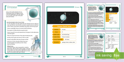 Uranus Finger Puppets | Twinkl Finger Puppets | Puppets