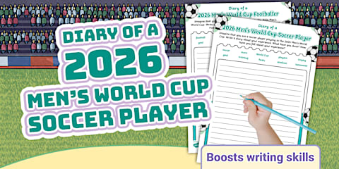 2026 Men's World Cup Players Colouring Bookmarks